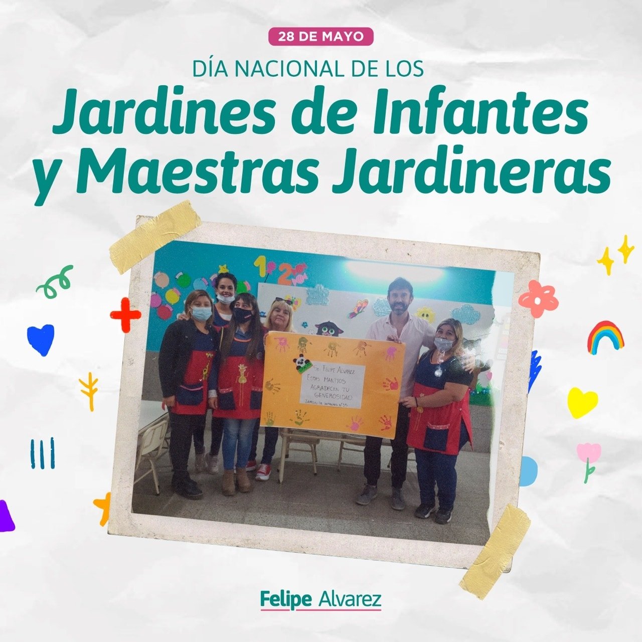 🌈¡¡DÍA DE LAS MAESTRAS JARDINERAS Y JARDINES DE INFANTES!!🌈 - Felipe ...